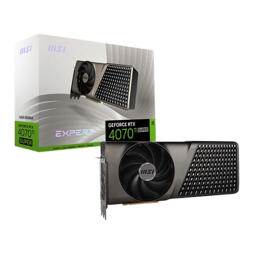 MSI NVIDIA GeForce RTX 4070 Ti SUPER 16GB EXPERT Ada Lovelace Graphics Card